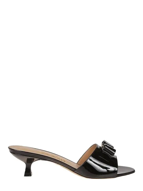 FERRAGAMO Vara Bow Mules - Black