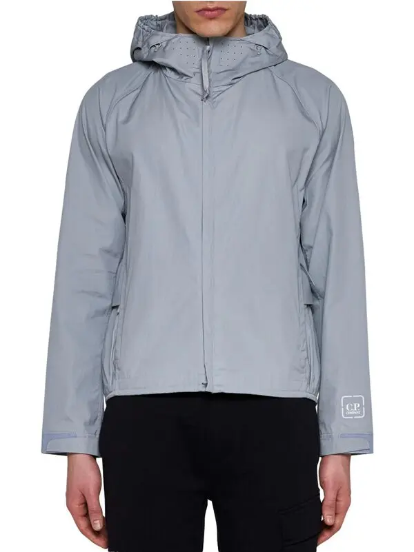 C.P. COMPANY Hooded Utility Jacket - Gray