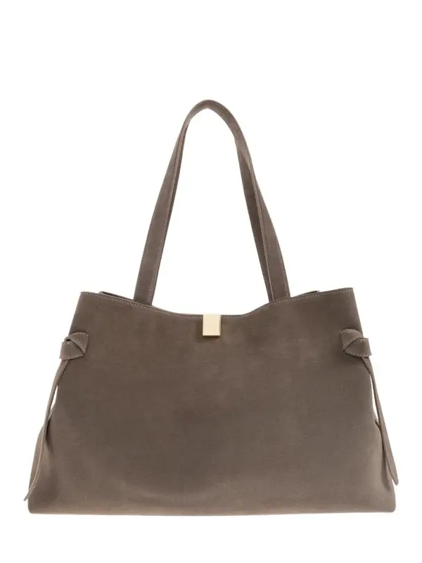 Yuzefi Gyoza Tie Detailed Tote Bag - Green