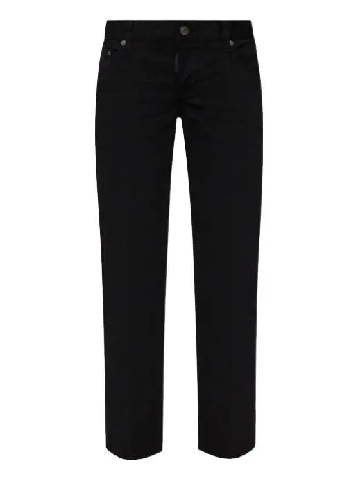 Dsquared2 Jenna Straight Leg Jeans - Black
