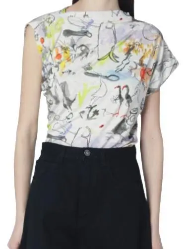 VIVIENNE WESTWOOD Graphic Print T-shirt - Black