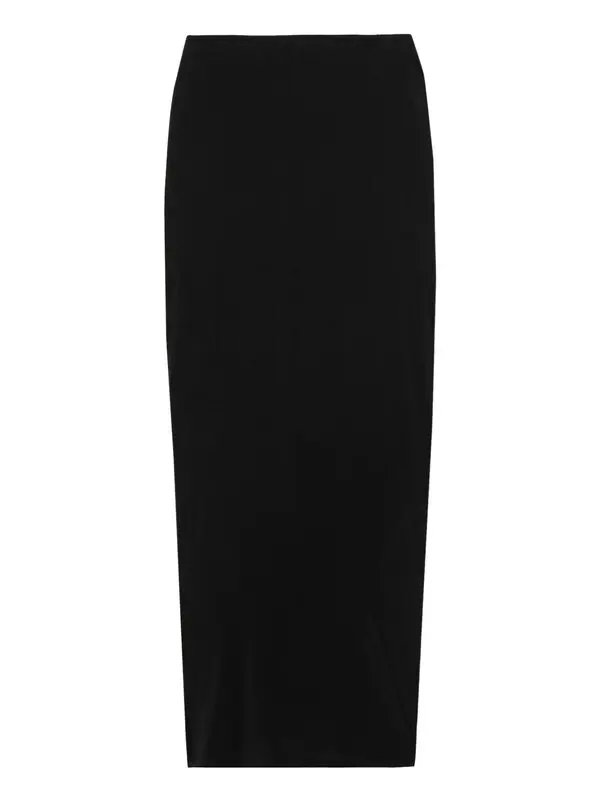 Wardrobe.NYC Elasticated-waistband Maxi Skirt - Black