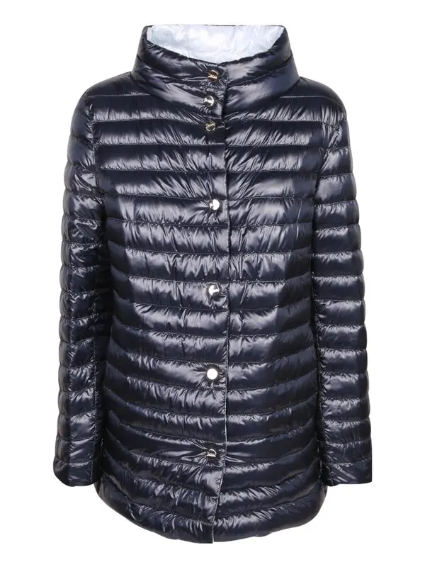Herno Reversible Quilted Down Jacket - Blue