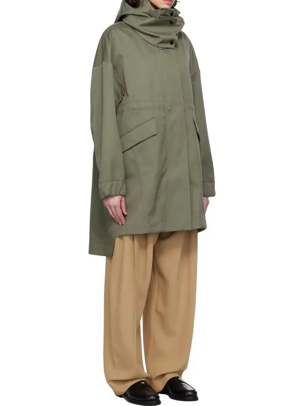 Canada Goose Olivine Long-sleeved Parka Coat - Green
