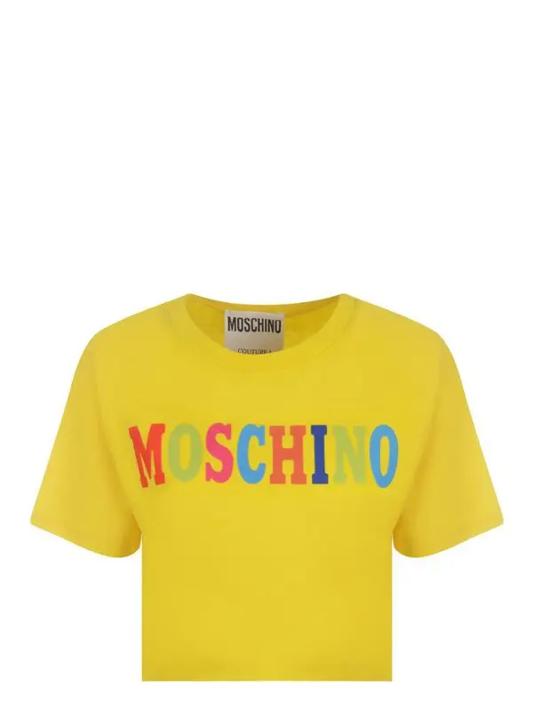 Moschino Short Sleeve T-shirt - Yellow