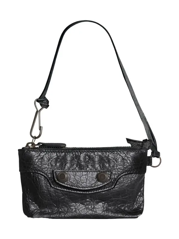 Balenciaga Le City Zipped Pouch Bag - Black