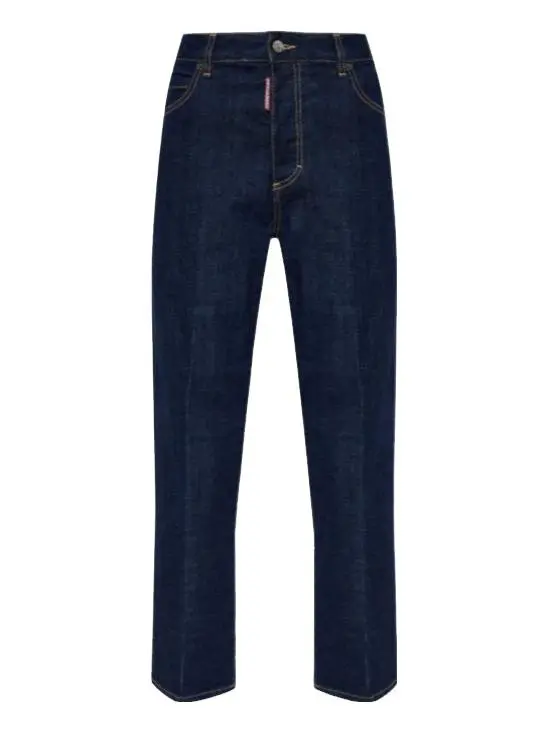 Dsquared2 Straight Leg Jeans - Navy Blue