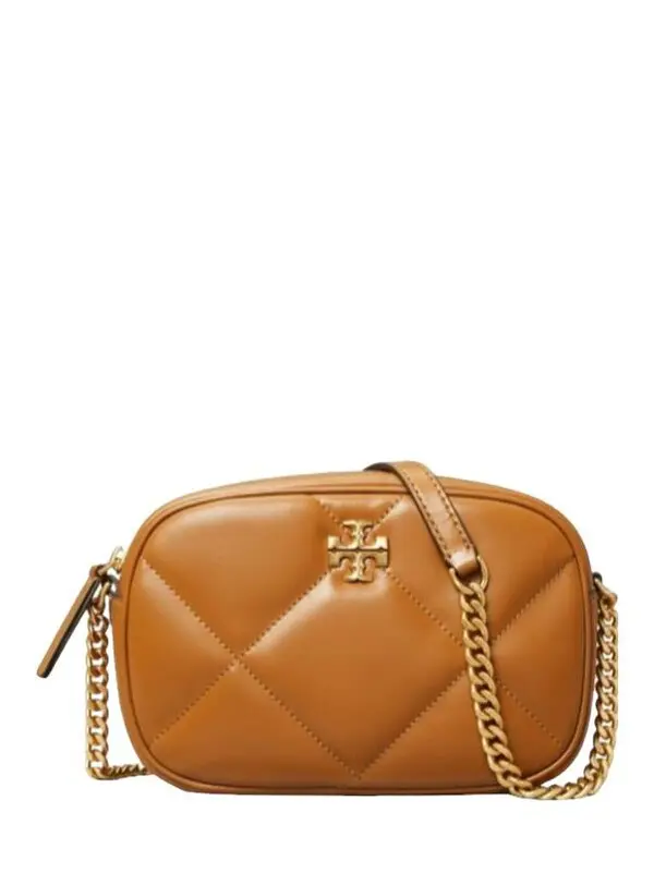 Tory Burch Kira Diamond Camera Crossbody Bag - Brown