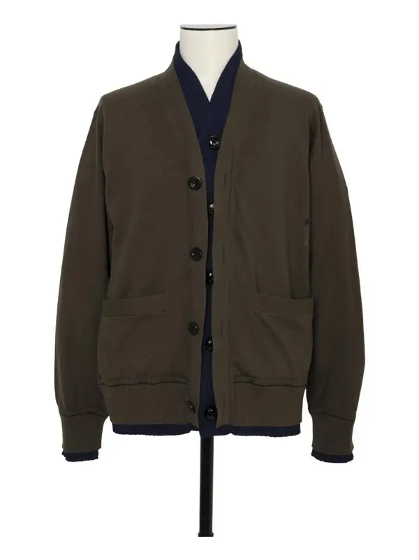 Sacai Buttoned Pocket Cardigan - Black