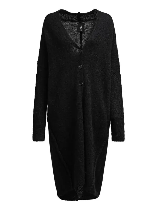THOM KROM Braided Detailed High Neck Jumper - Black