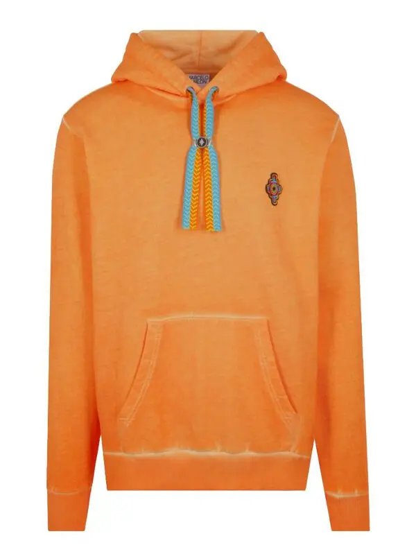MARCELO BURLON COUNTY OF MILAN Sunset Cross Hoodie - Orange