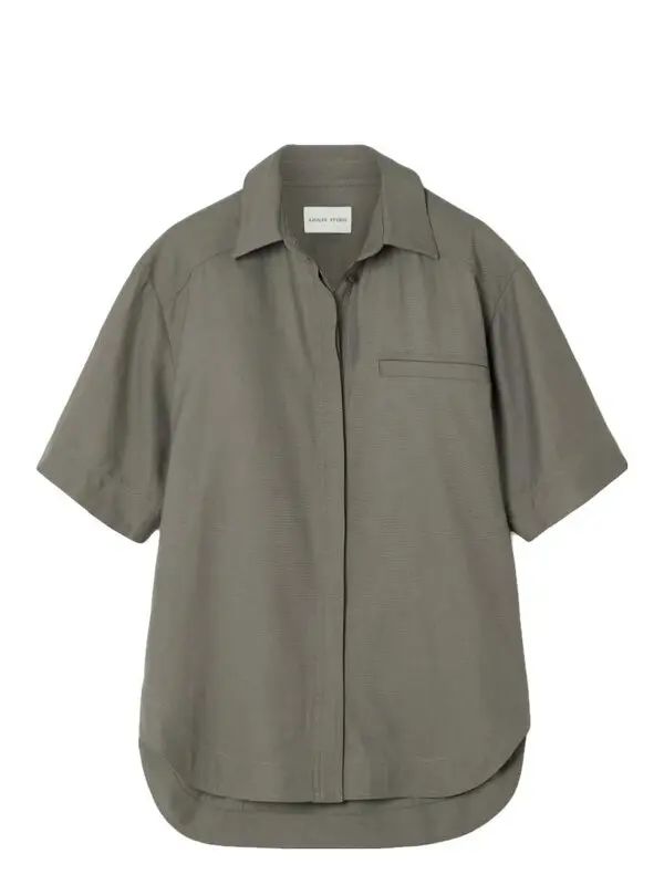 Loulou De Saison Moheli Woven Shirt - Grey