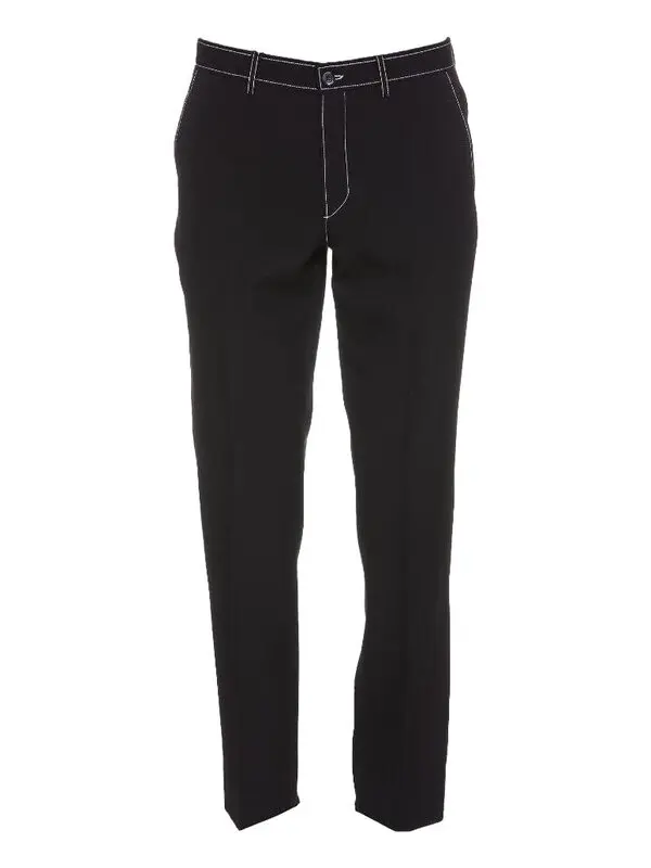 Burberry Tailored Straight-leg Trousers - Black