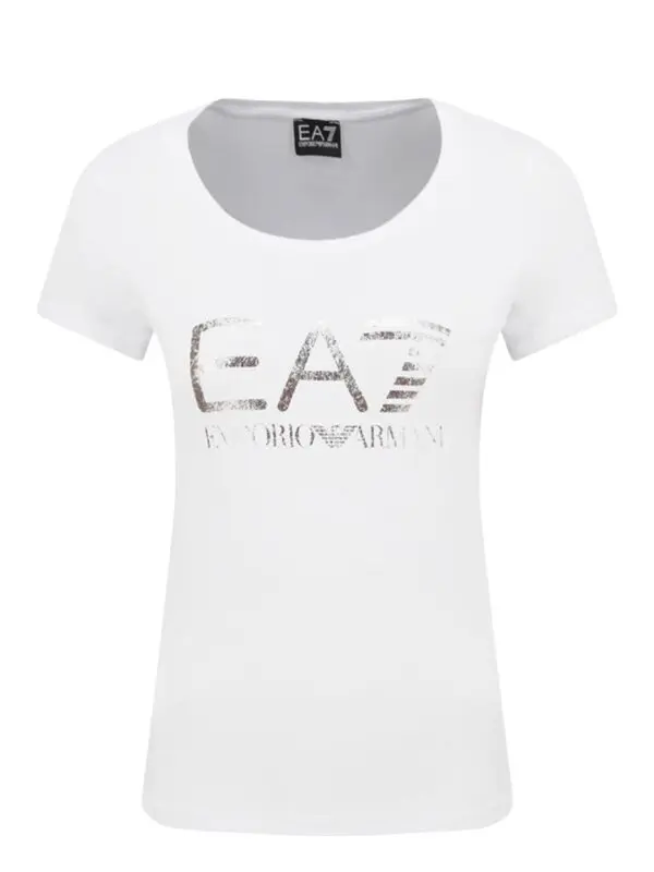 EA7 Short Sleeve Crewneck T-shirt - White