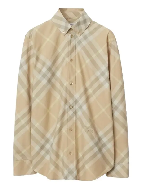 Burberry Long-sleeved Checked Shirt - No