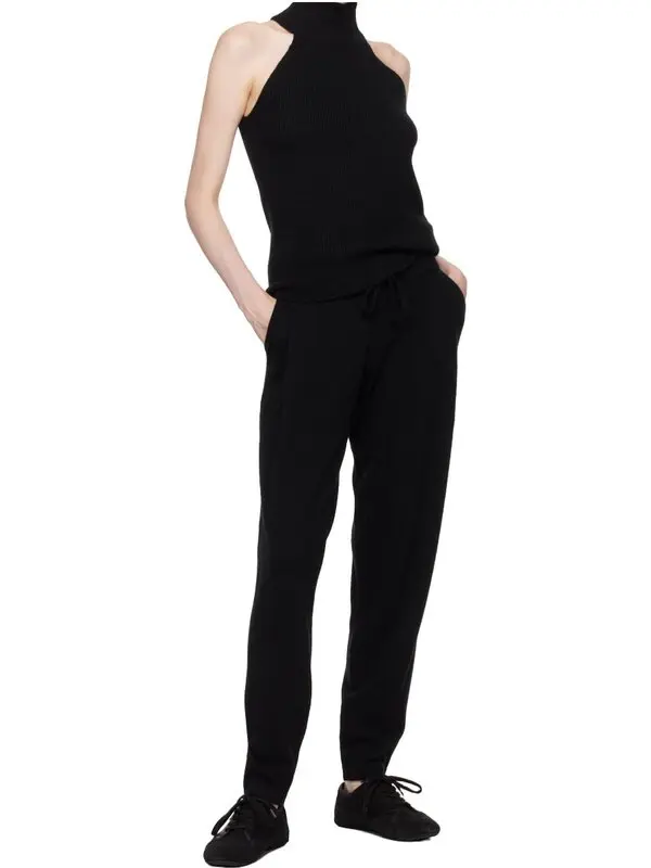 LISA YANG Jo" Knitted Pants - Black