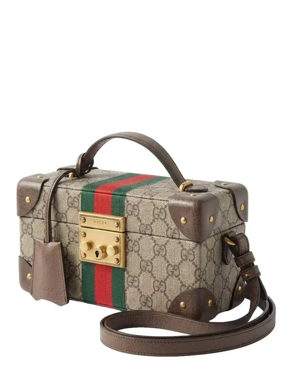 Gucci Savoy Jewelry Case In Gg Supreme Canvas - Multicolor