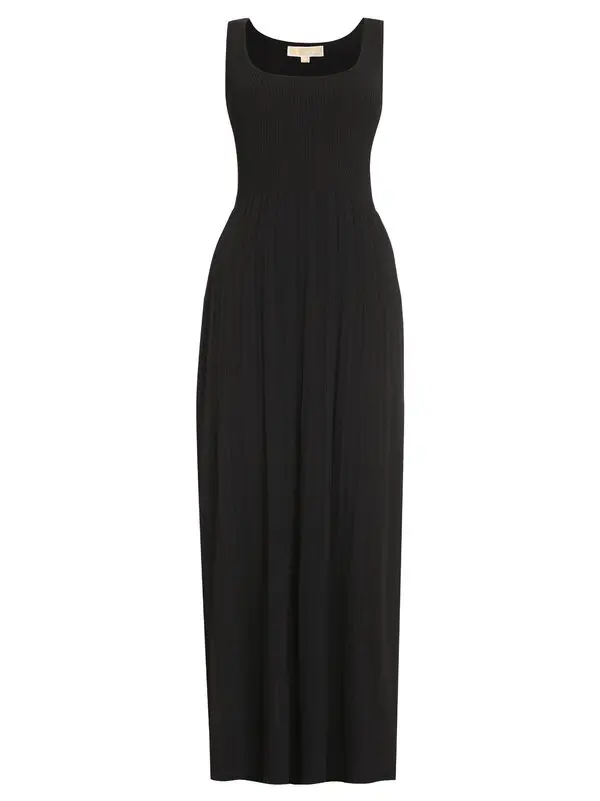 Michael Kors Sleeveless Knit Maxi Dress - Black