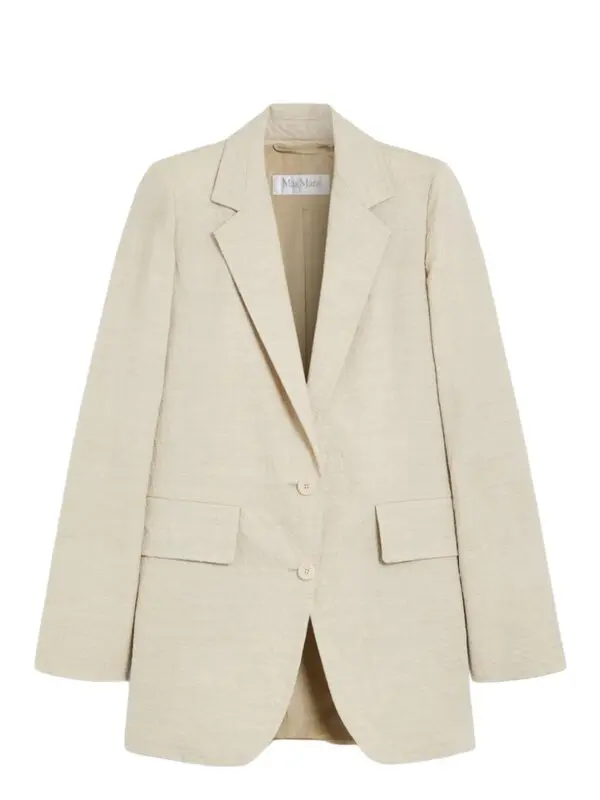 Max Mara Acacia Single-breasted Blazer - Beige
