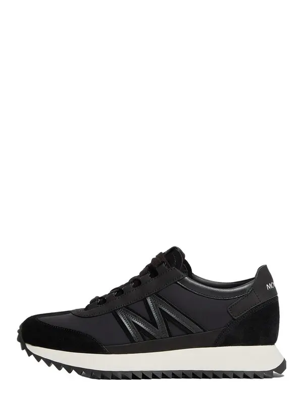 Moncler Pacey2 Suede Nubuck Trainers - Black