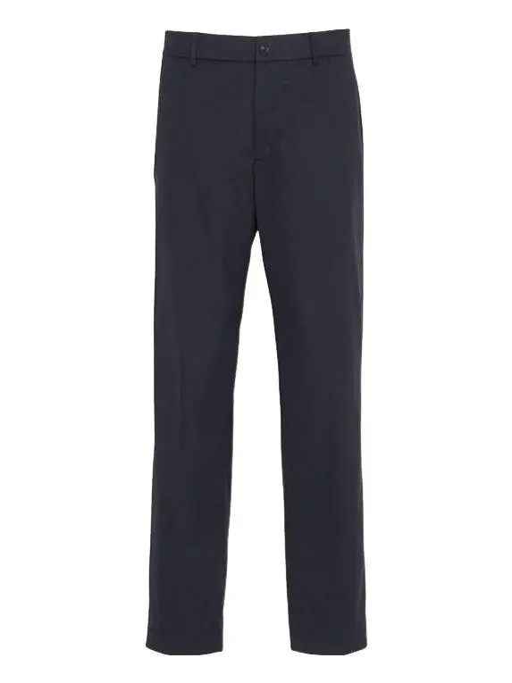 Moncler Belted Loose Fit Casual Trousers - Midnight Blue
