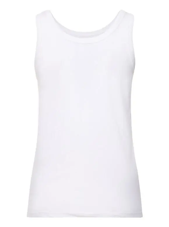 THE ROW Rib Round-neck Vest - White