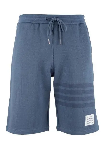 Thom Browne Engineered Stripe Drawstring Shorts - Blue