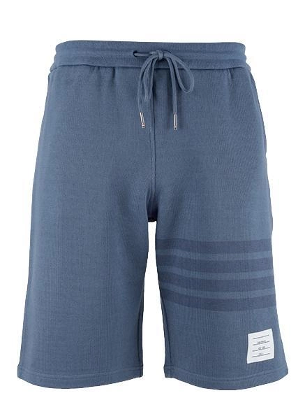 Thom Browne Engineered Stripe Drawstring Shorts - Blue