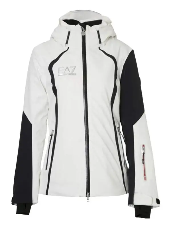 EA7 Hooded Jacket - White