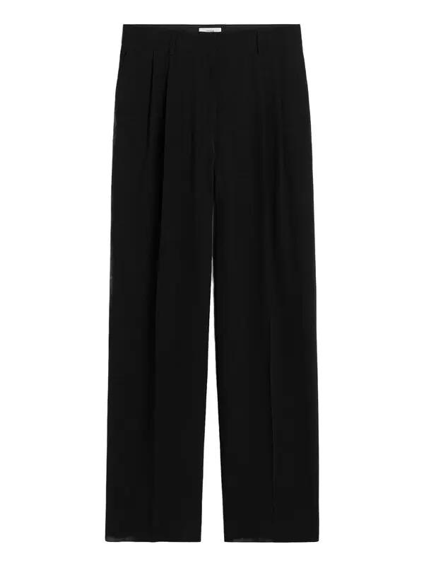 TOTEME Double-pleat Tailored Trousers - Black