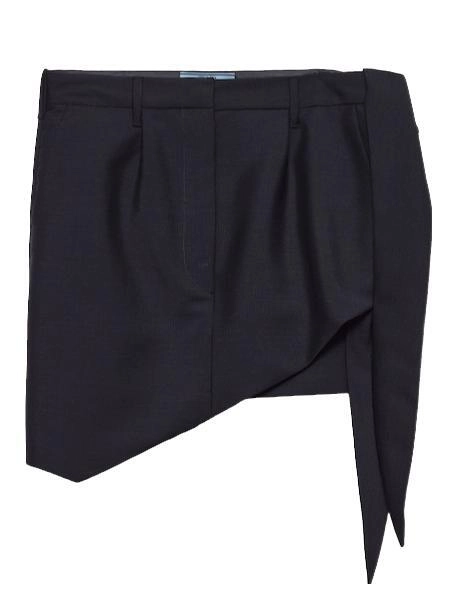 Prada Blend Mini Skirt - Blue