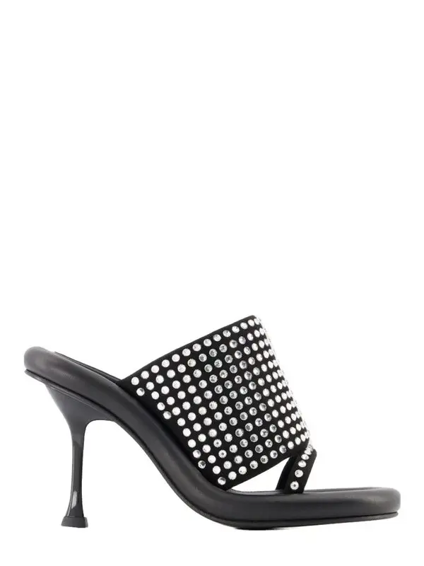 J.W.ANDERSON Bumper-tube Leather Mules - Black