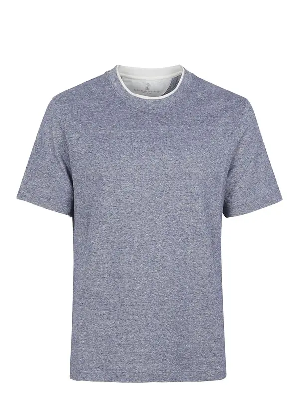 Brunello Cucinelli Layered Effect Crewneck T-shirt - No