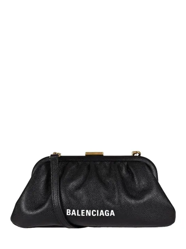 Balenciaga Cloud Clutch Bag - Black