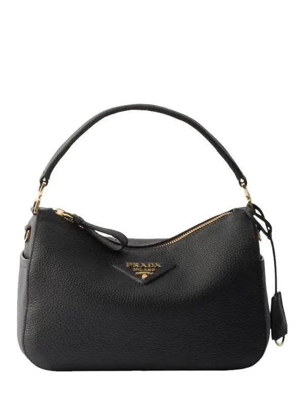 Prada Zip-up Handbag - Black