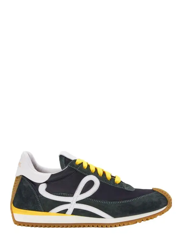 Loewe Flow Runner 2.0 Sneakers - Black/white/khaki