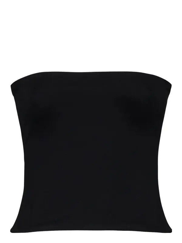 Wardrobe.NYC Strapless Stretch-jersey Tube Top - Black