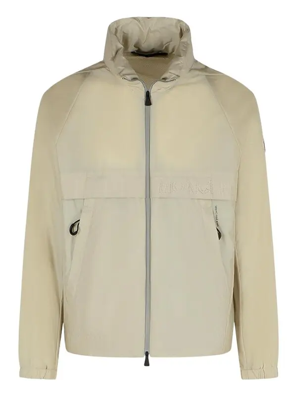 Moncler Negara Packable Hooded Windbreaker - Cream