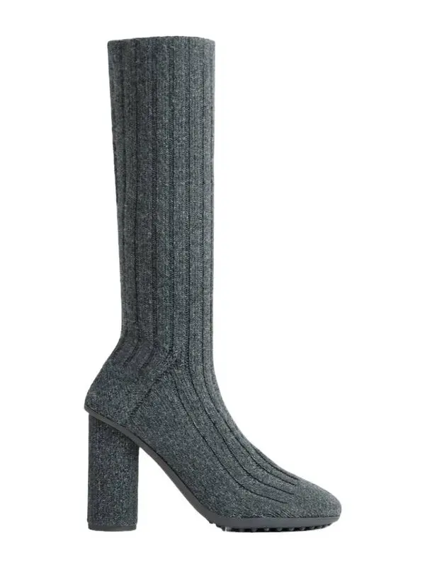 Bottega Veneta Atomic Knitted Sock Boots - Anthracite
