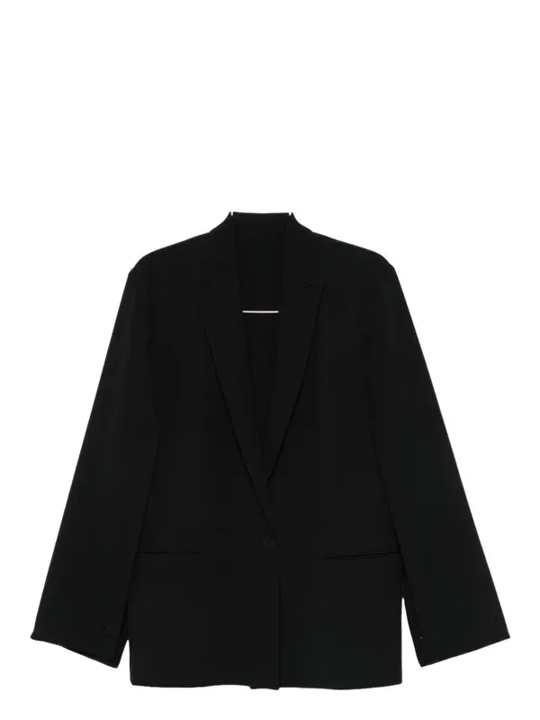 Alberta Ferretti Single Breasted Blazer - Black