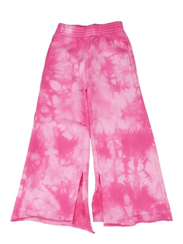 MAISON MARGIELA Tie-dyed Wide-leg Trousers - Pink