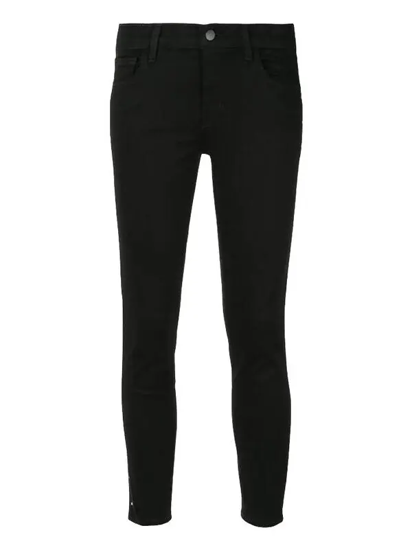 J Brand Riveted Skinny Jeans - Black