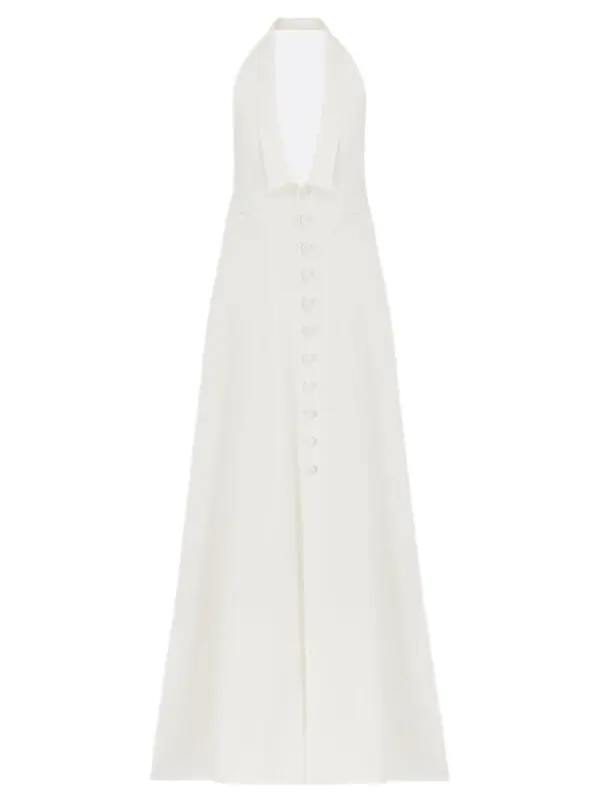 Dior Off-white Virgin Wool Gown - Off White