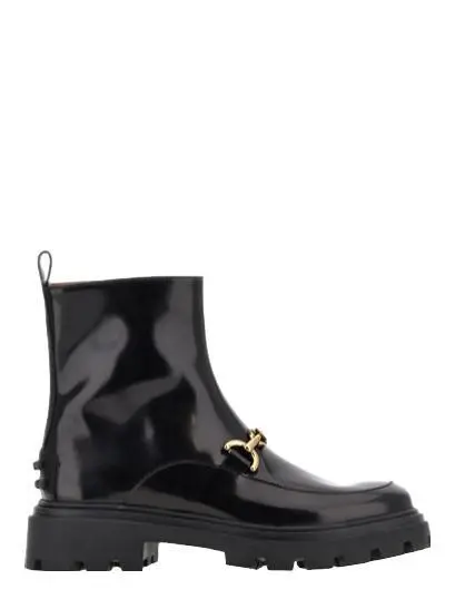 TOD'S Ankle Boots With Metal Detail - Nero