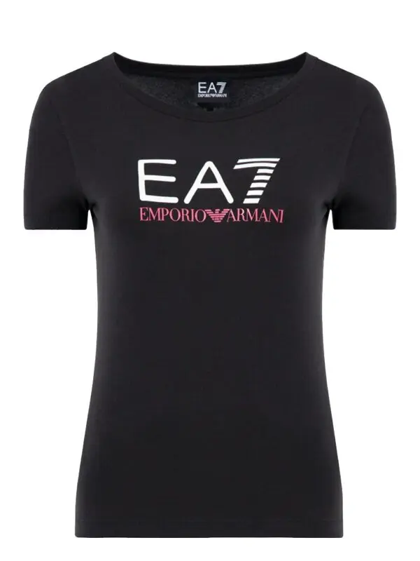 EA7 Logo T-shirt - Black