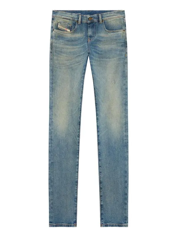 DIESEL® D-strukt 09h50 Mid-rise Slim-fit Jeans - Gray