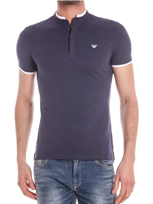 Emporio Armani Logo Details T-shirt - Black