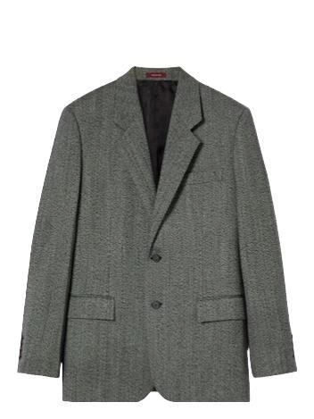 Gucci Mouliné Single Breasted Jacket - Black