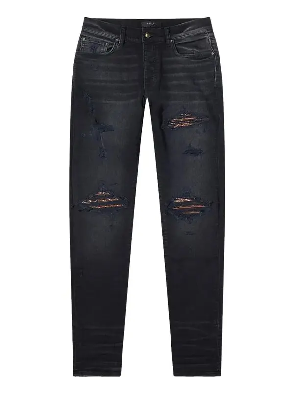 Amiri Bandana Mx1 Skinny-fit Jeans - Black
