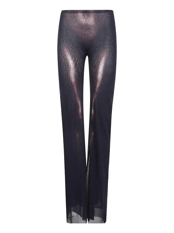 JEAN PAUL GAULTIER Printed Slim Fit Trousers - Black